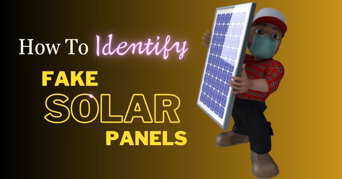 How To Identify Fake Solar Panels / Bravo Brains Solution
